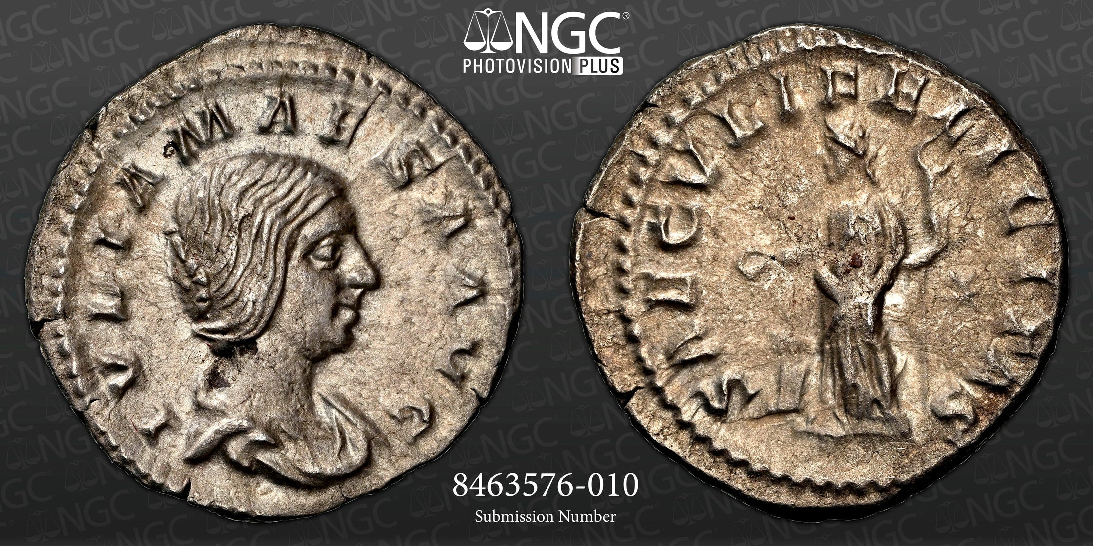 Julia Maesa Denarius (218-224/5 AD) - Grandmother of Elagabalus and Se ...