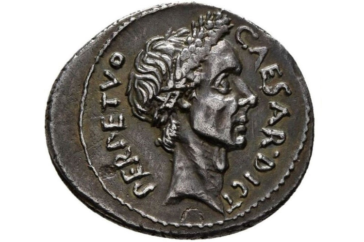 Julius Caesar Denarius (44 BC) - A Glimpse into the Divine Authority a ...