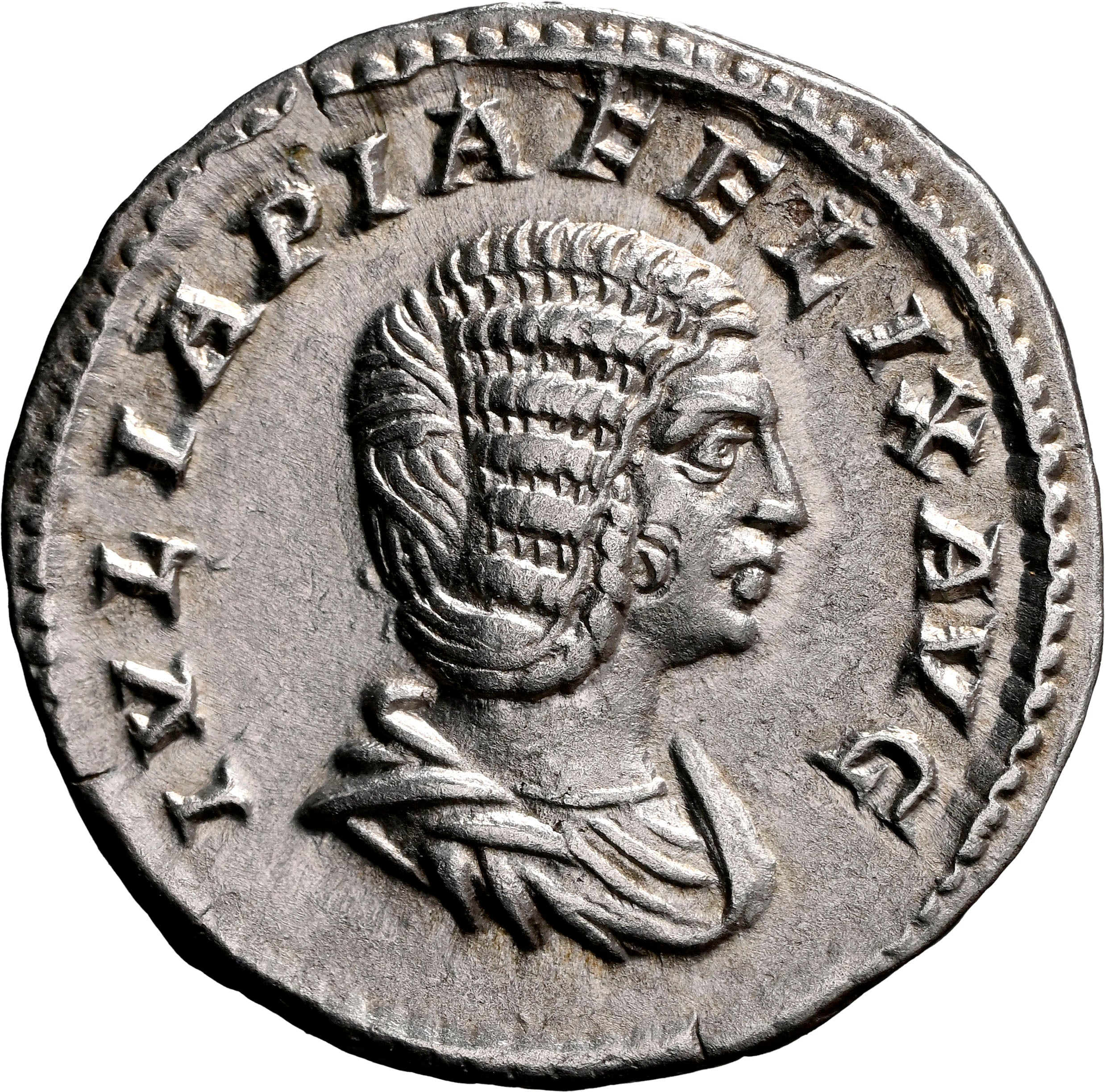 Roman Empire - Julia Domna - Silver Denarius - NGC Ch XF - RIC:373a ...